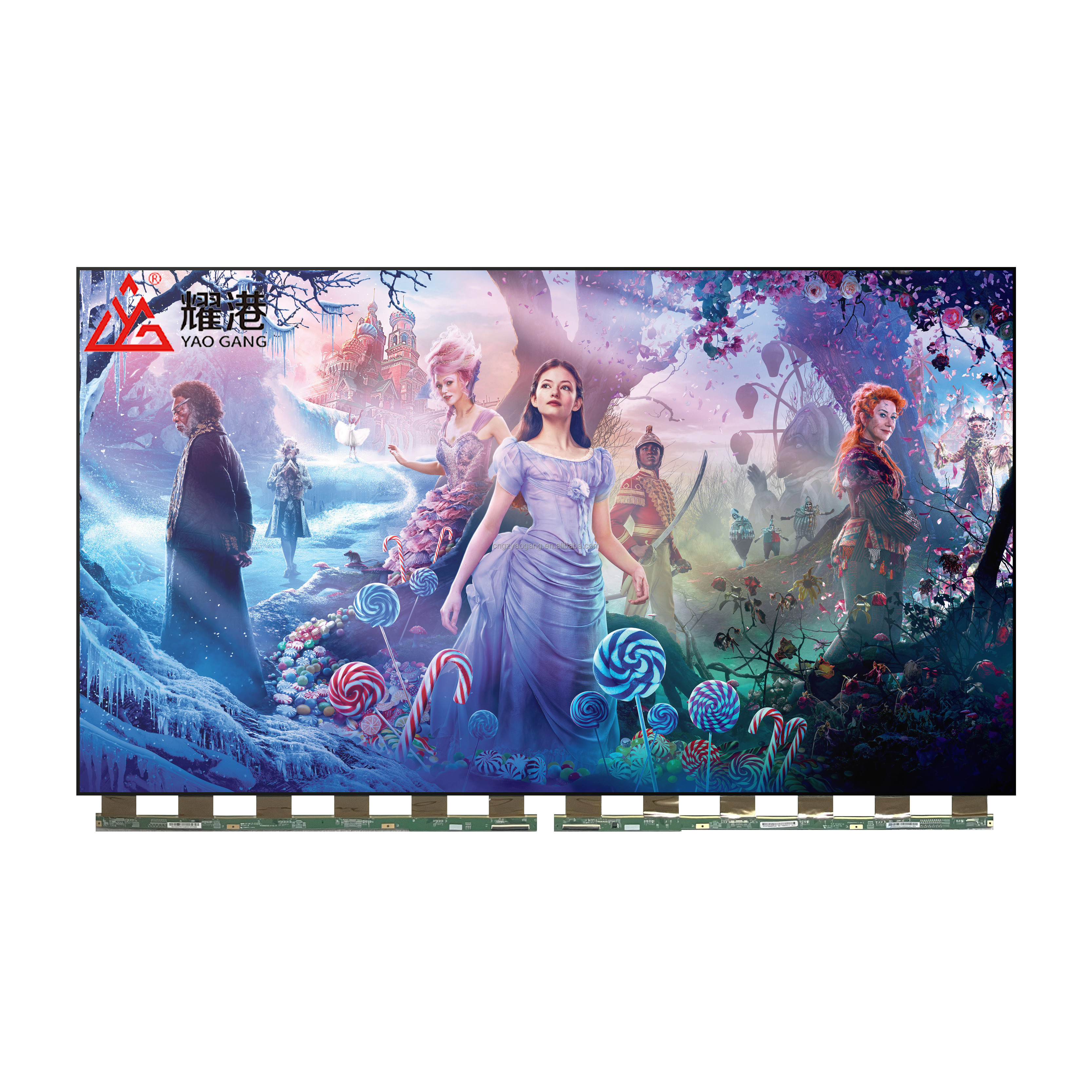 Painel de célula aberta HKC 50 polegadas 4K LCD TV PT500GT02-2